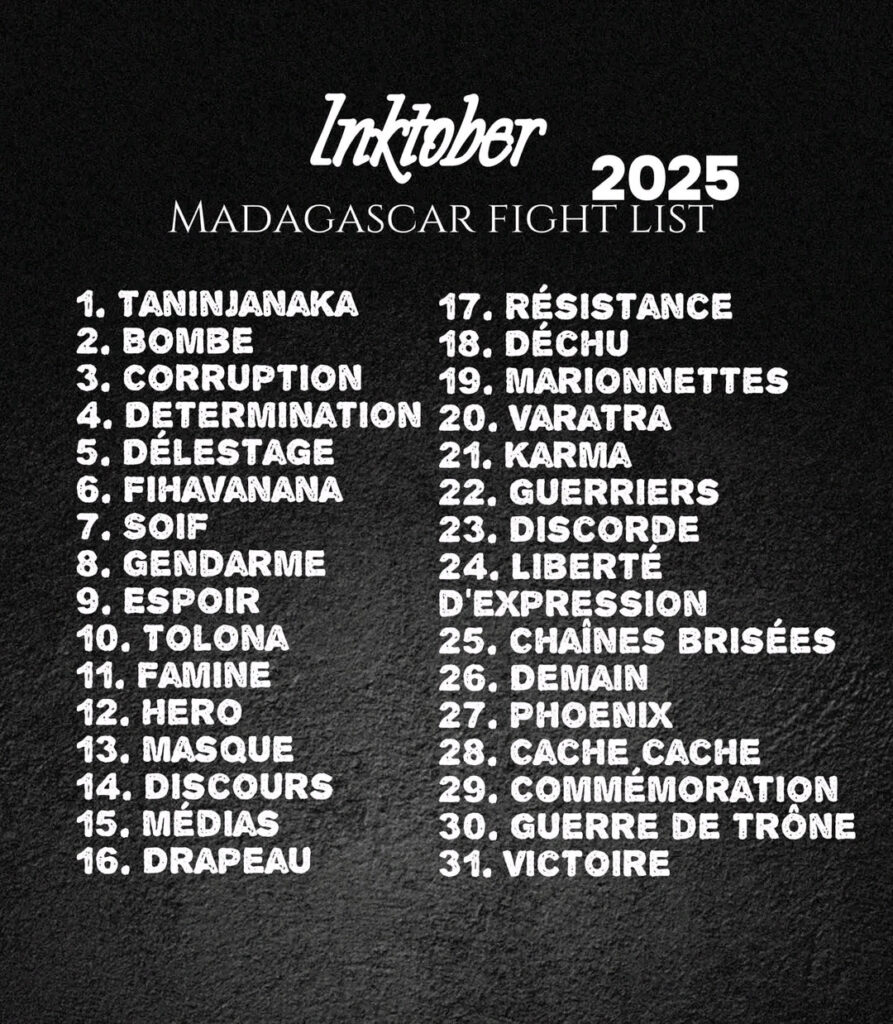 Inktober 2025 : Un mois pour libérer sa créativité visuelle